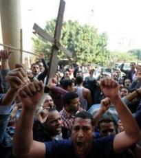 Christian Crowds Protest Violently in Egypt